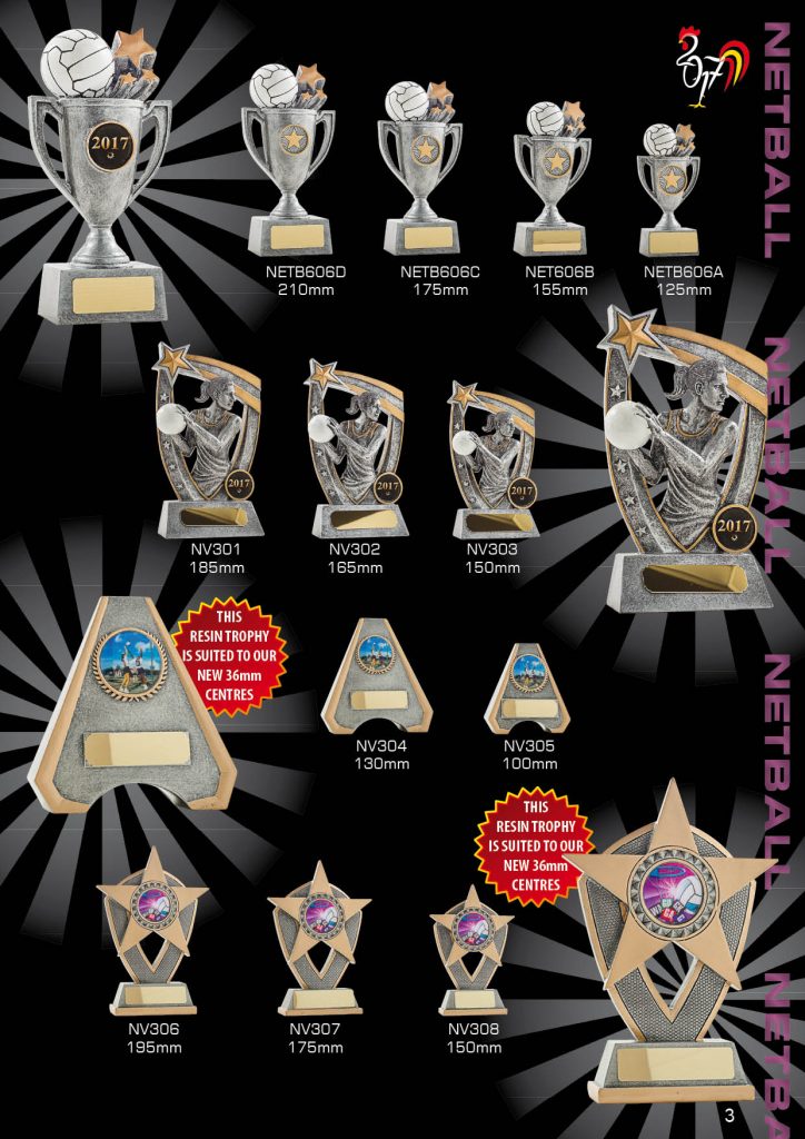 Netball Magazine 2017 – Page 3 | Show Time Trophies